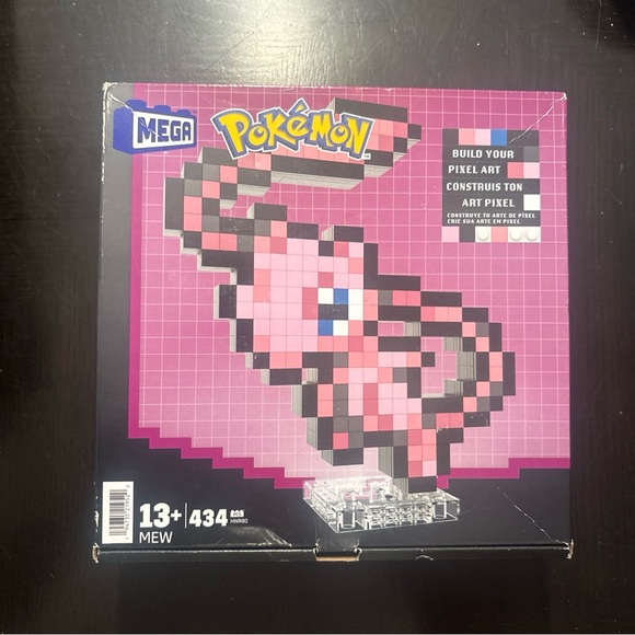 Mega | Toys | Mega Pokmon Pixel Art Puzzle Pink Mew | Poshmark